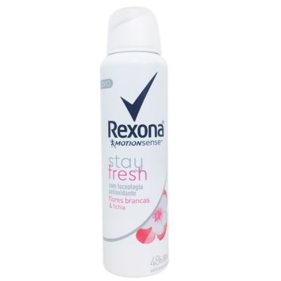 Desodorante Rexona Aerosol Stay Fresh flores branca